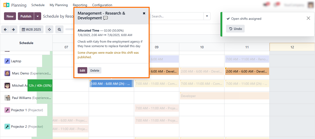 Odoo Planning Module: Smart Scheduling & Planning Documentation